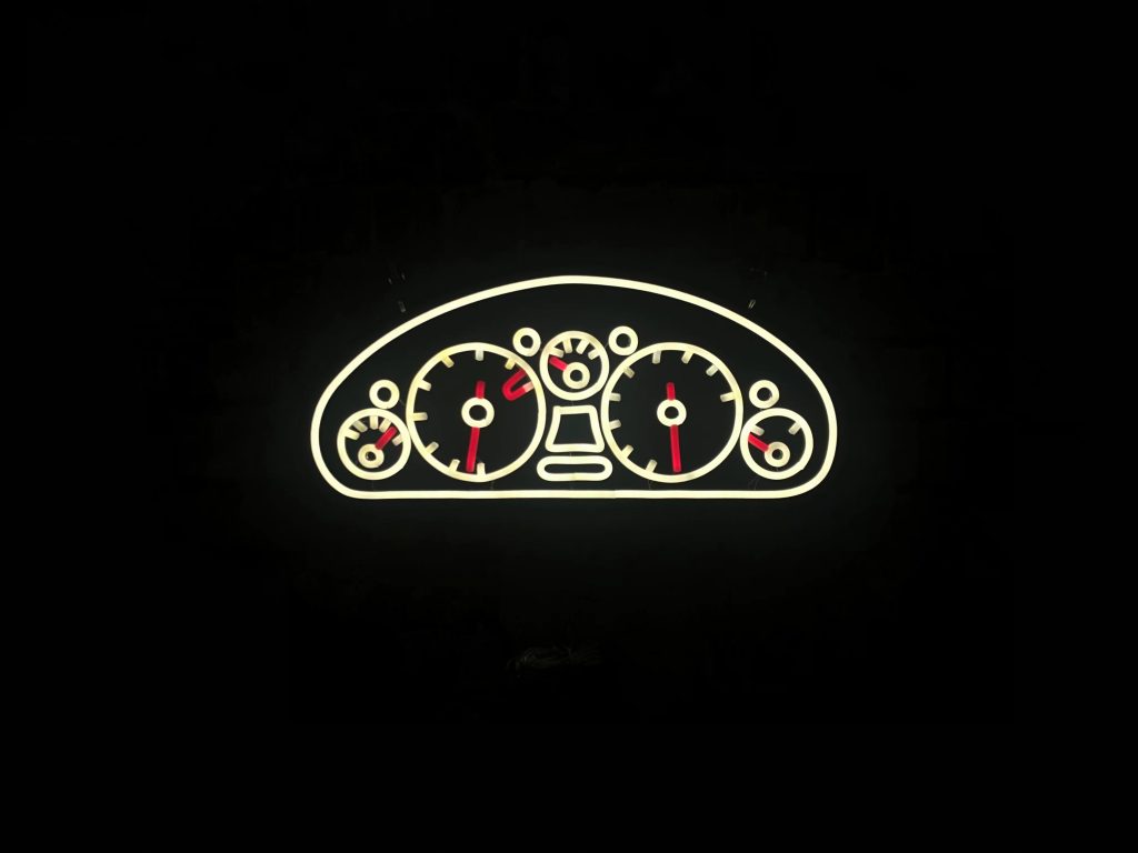 Mazda Miata NA Gauge Design LED Neon Sign - My LED neon Design