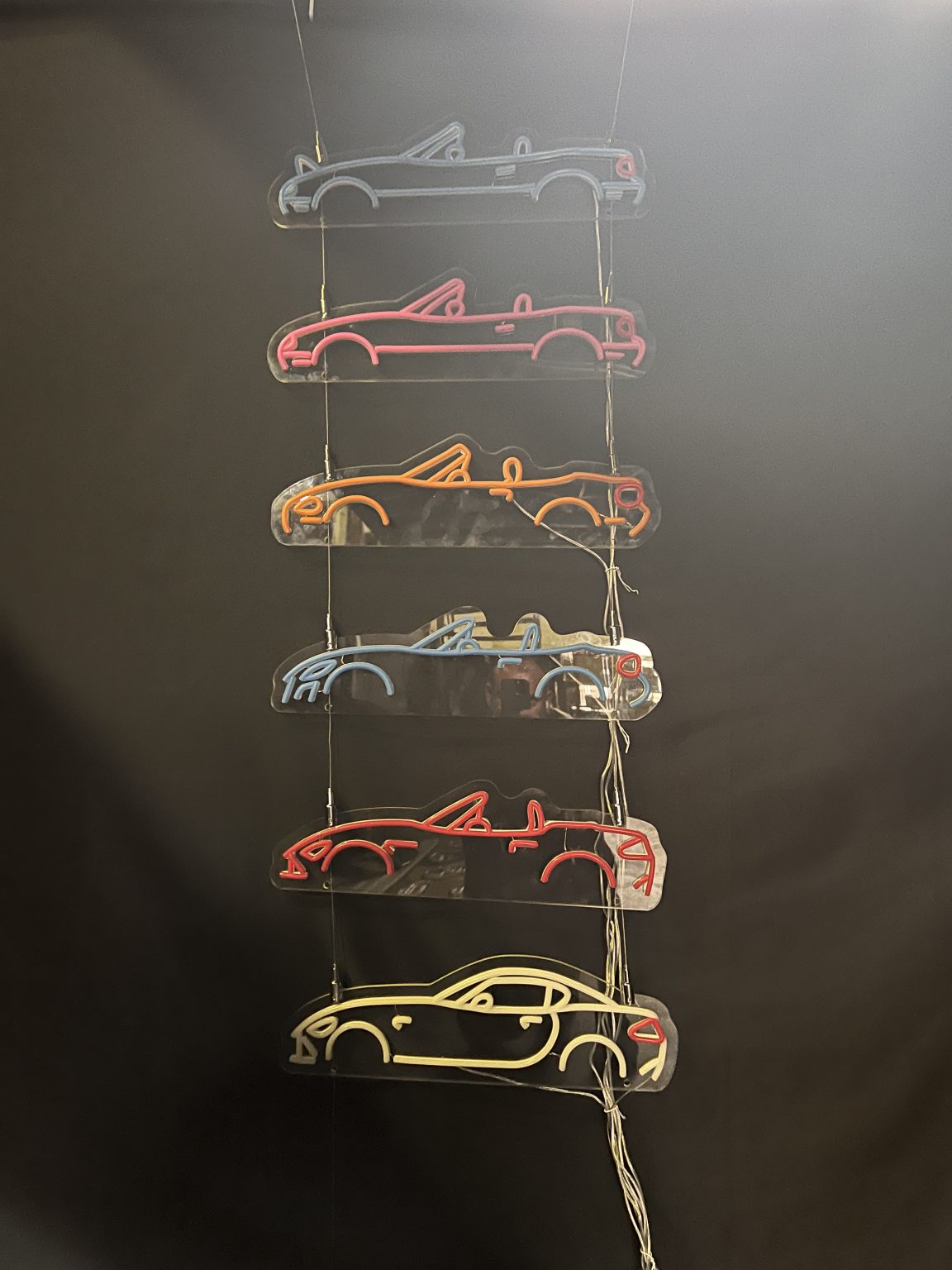 MAZDA Miata ND (profile view) LED neon Sign - My LED neon Design