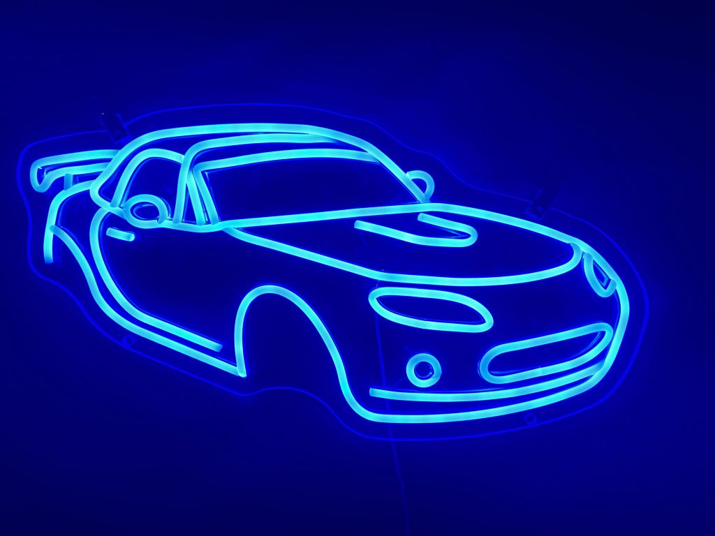 MAZDA Miata NC (3/4 front view) LED neon Sign - My LED neon Design