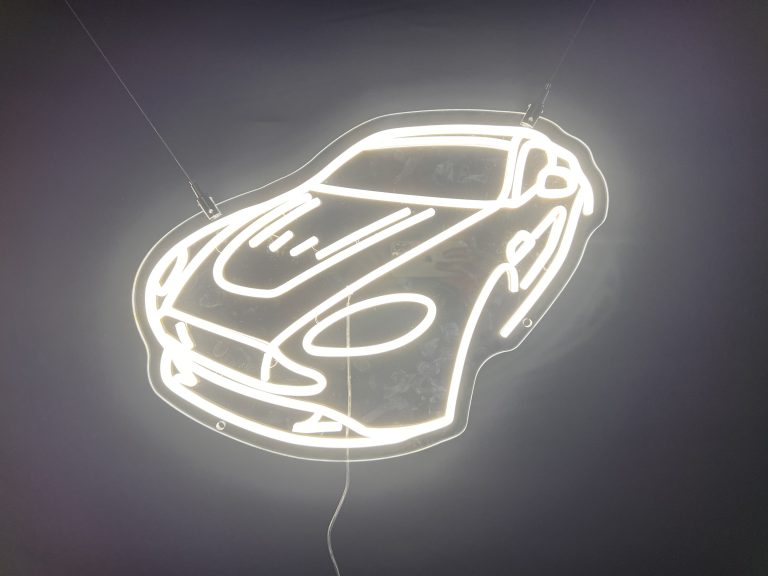 Porsche (letters) logo LED Neon sign - My LED neon Design