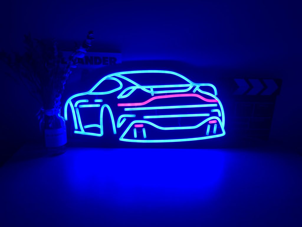 Porsche (letters) logo LED Neon sign - My LED neon Design