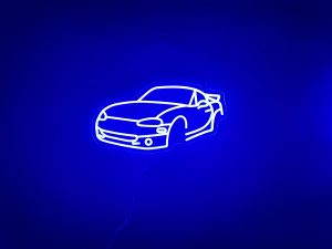 MAZDA Miata NB (3/4 front view) LED neon Sign - My LED neon Design