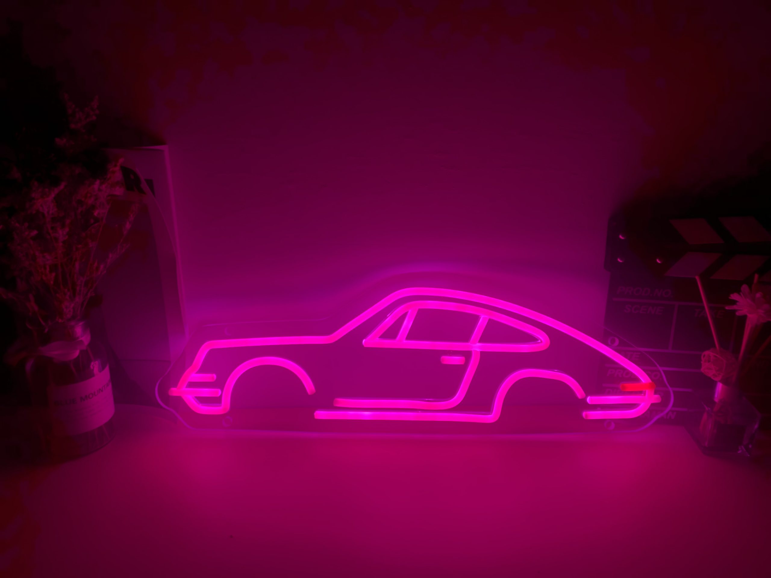 Porsche The Original 911 LED neon Sign (profile view) - My LED neon Design