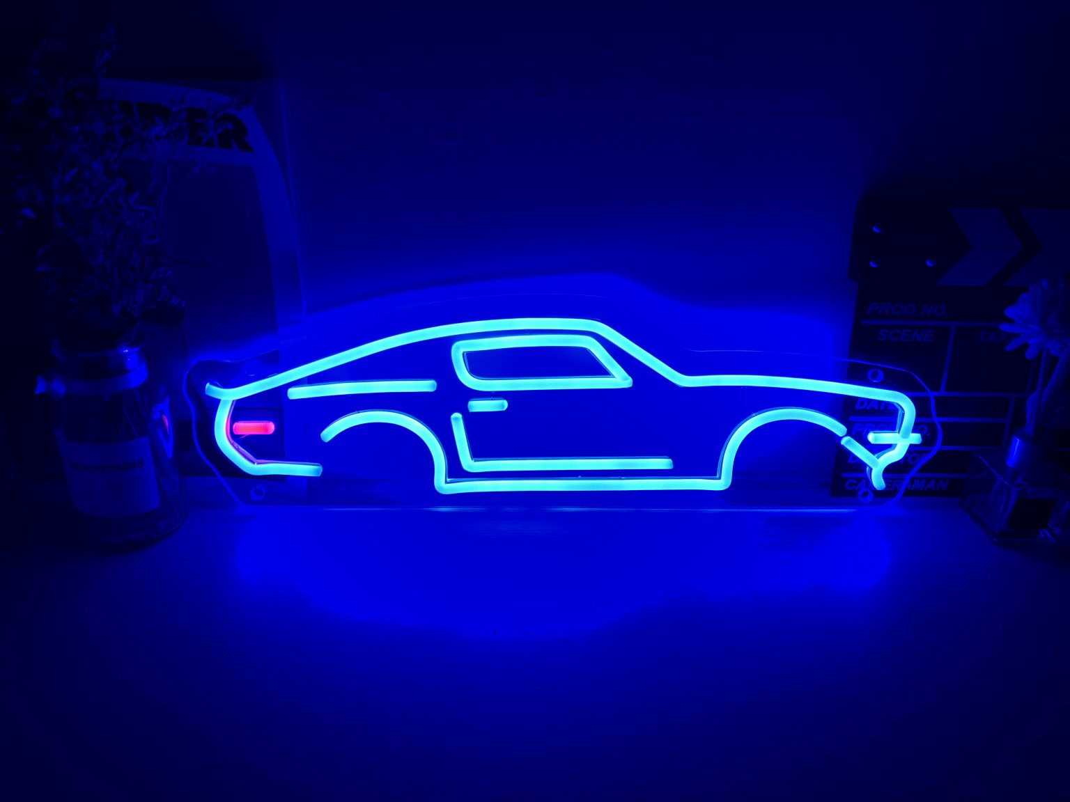 Porsche logo LED Neon sign - My LED neon Design