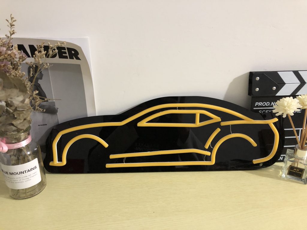 Chevy Camaro SS LED Neon Sign (profile view) - My LED neon Design