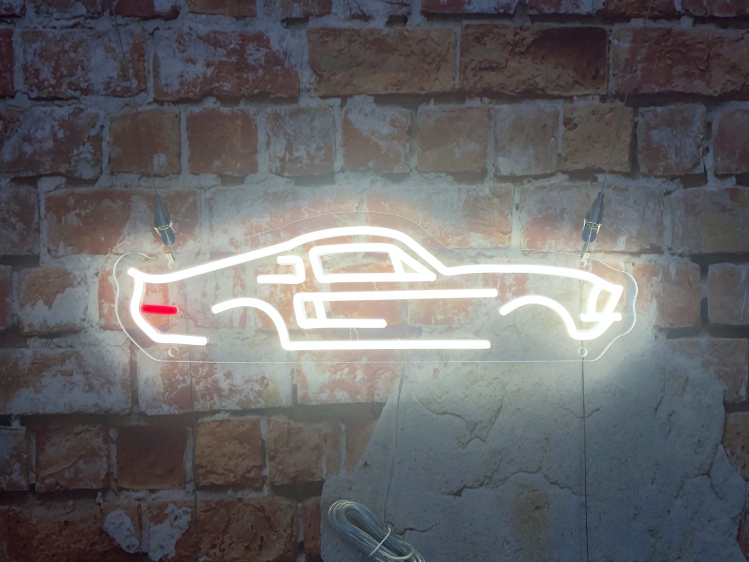 67 SHELBY GT500 Eleanor LED Neon Sign (profile view) - My LED neon Design