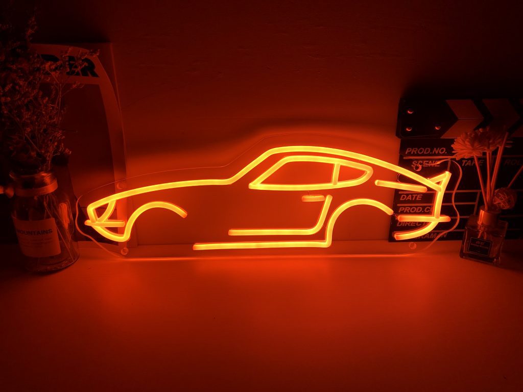 NISSAN/DATSUN 240Z LED neon Sign (profile view) - My LED neon Design