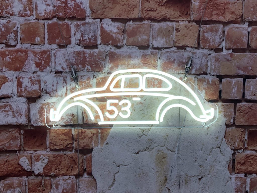 VOLKSWAGEN Beetle “the Love Bug” LED neon Sign (profile view) - My LED ...