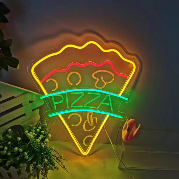 “PIZZA” logo LED neon Sign - My LED neon Design