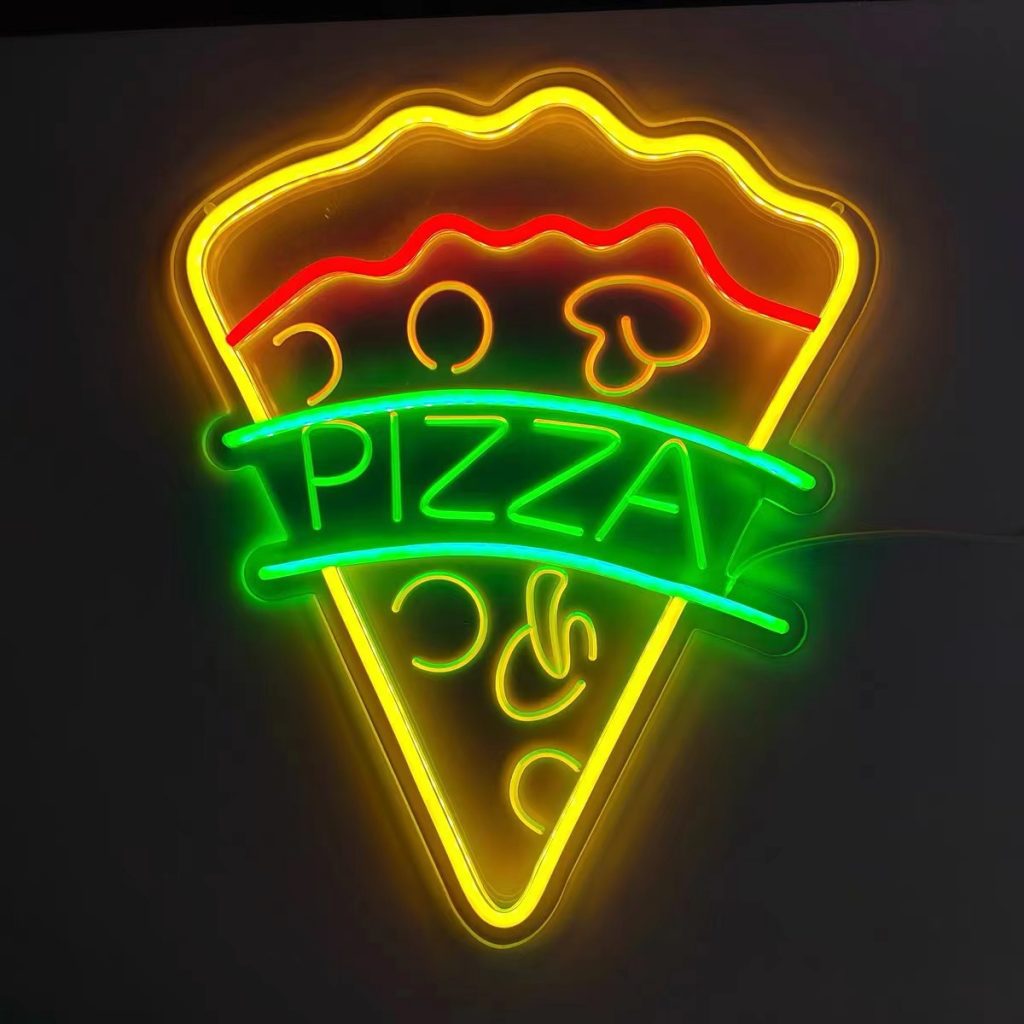 “PIZZA” logo LED neon Sign - My LED neon Design
