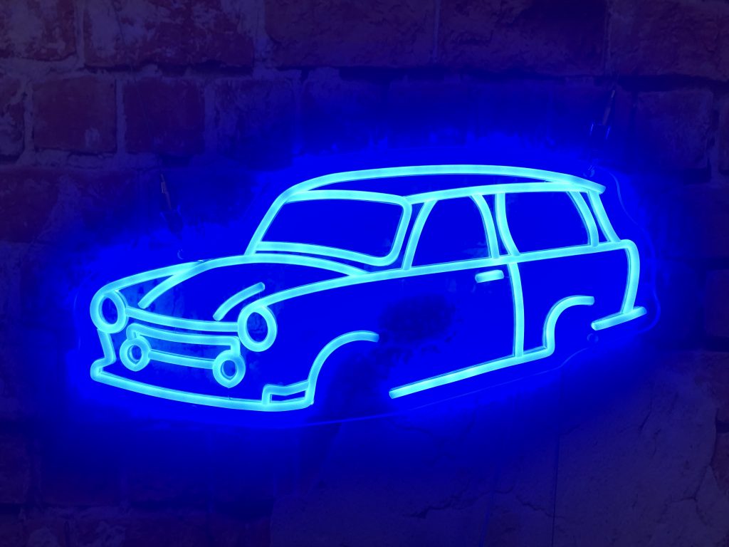 MAZDA Miata NB (3/4 front view) LED neon Sign - My LED neon Design