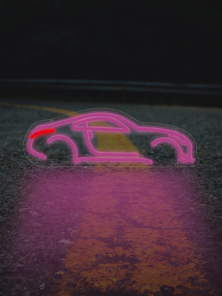 NISSAN 350Z LED neon Sign (profile view) - My LED neon Design