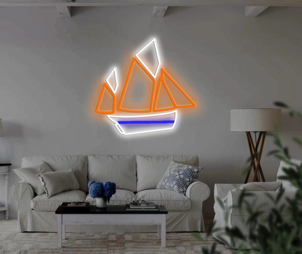 Old boat LED neon Sign - My LED neon Design