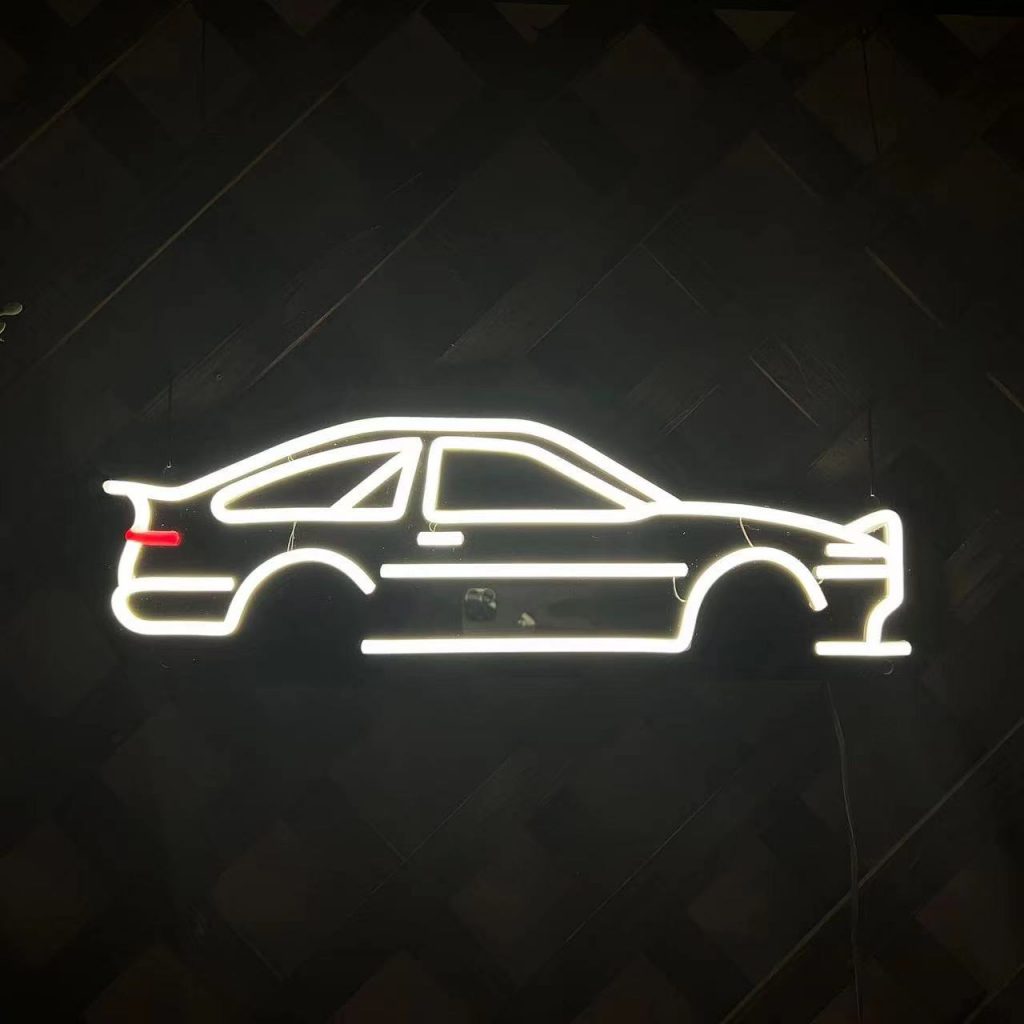TOYOTA Trueno AE86 Initial D Neon Sign (profile view) - My LED neon Design