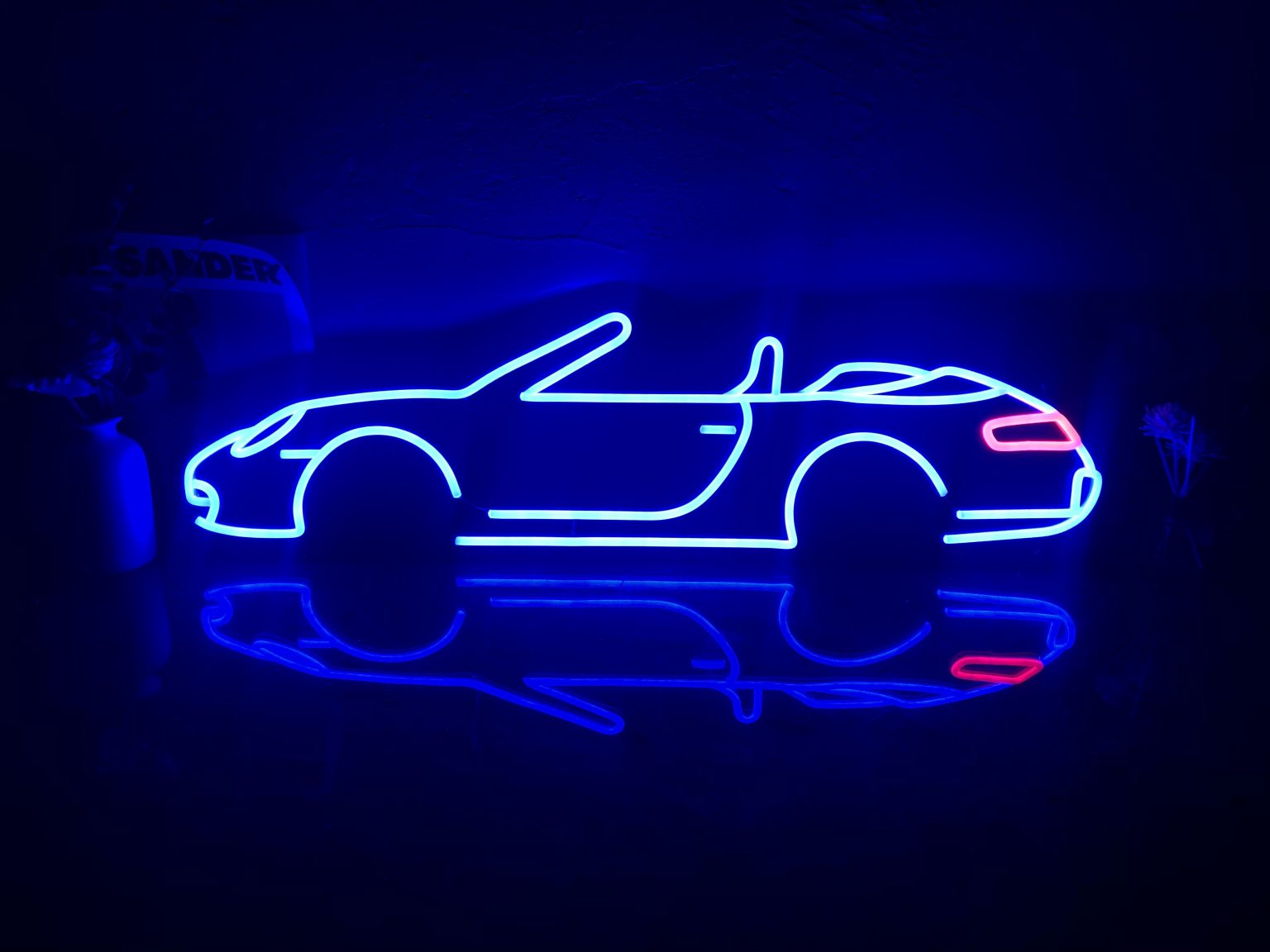 Porsche 911-996.2 cab (large) LED neon Sign (profile view) - My LED ...