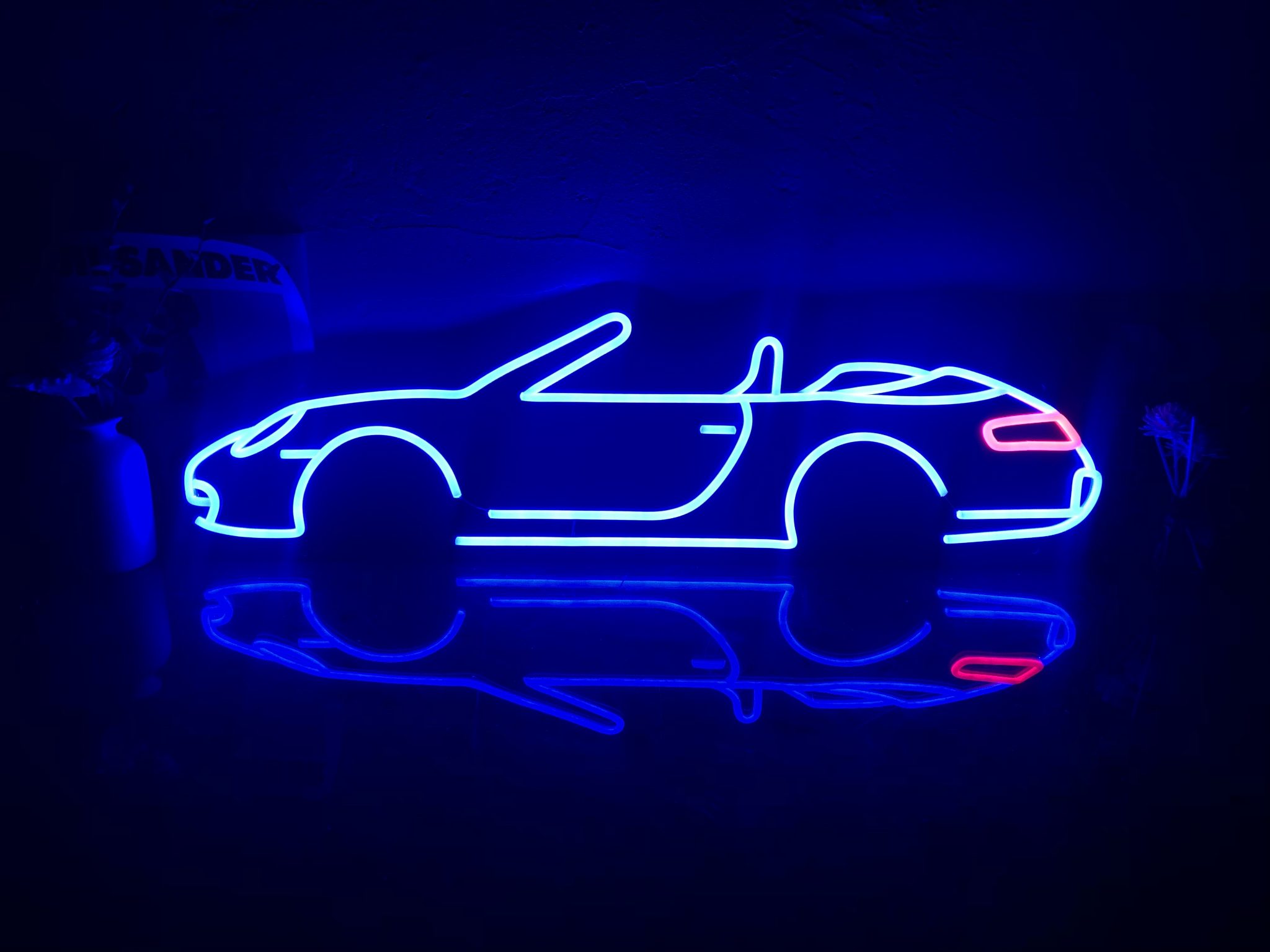 Porsche 911-996.2 cab (large) LED neon Sign (profile view) - My LED ...