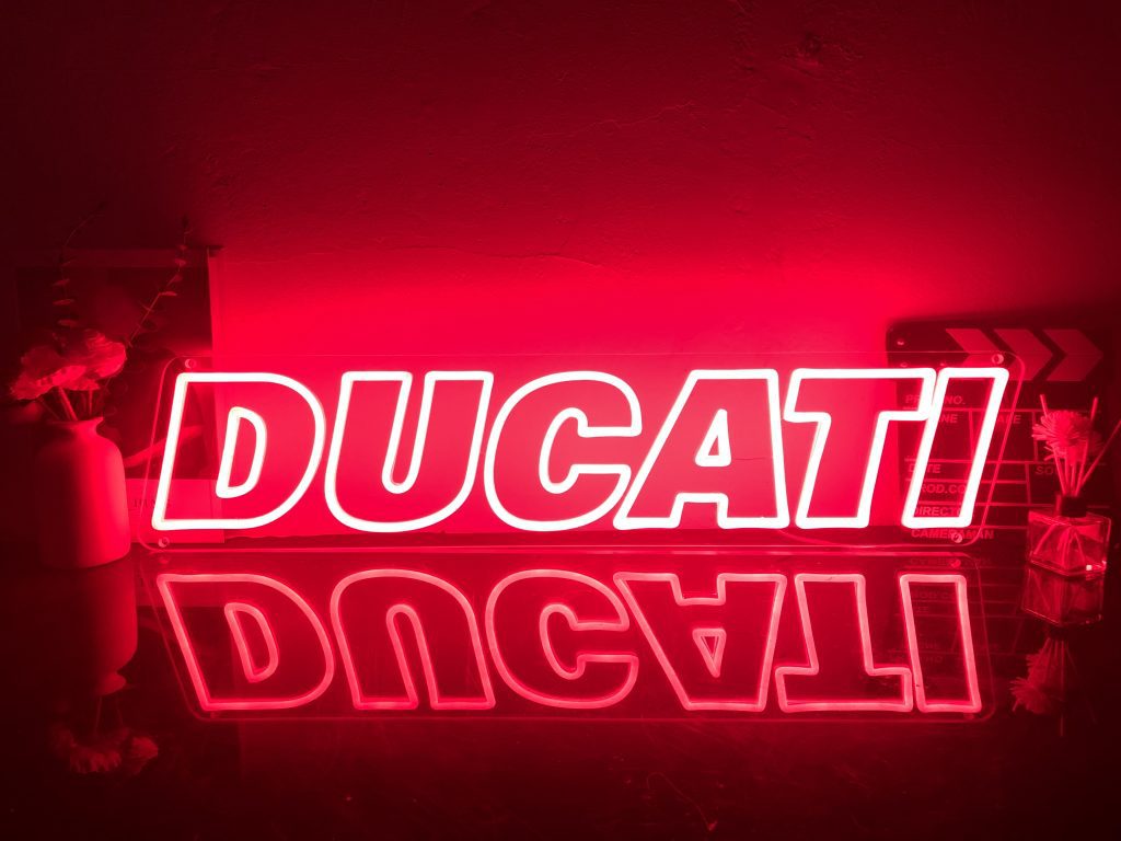 Ducati logo LED Neon sign - My LED neon Design