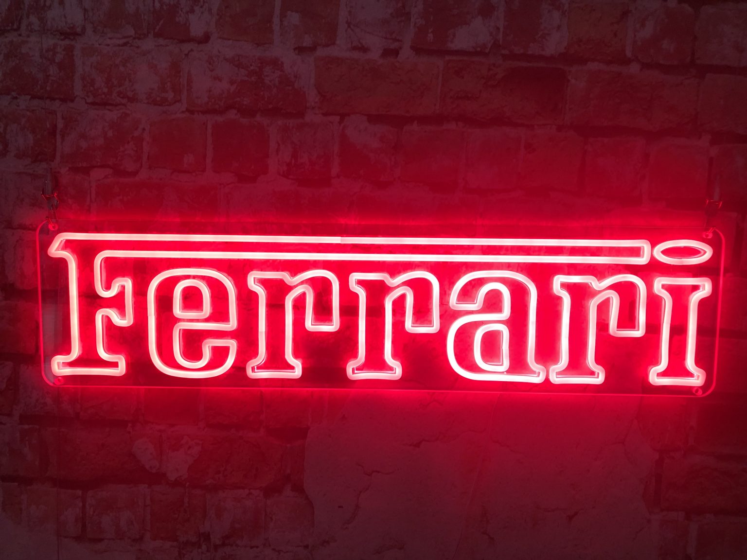 Ferrari logo LED Neon sign - My LED neon Design